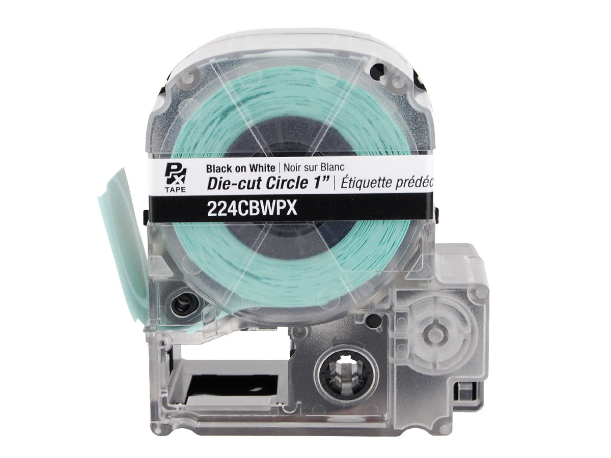Epson LabelWorks PX Die-Cut 1" Circle (180 per roll) - 224CBWPX